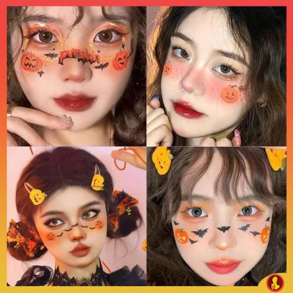 tattoo sticker temporary tattoo Halloween Kids Makeup Face Stickers ...