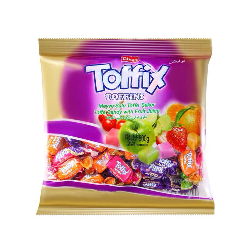 Turkey Imported ELVAN TOFFIX Healthy Marshmallow Toffee Strawberry ...