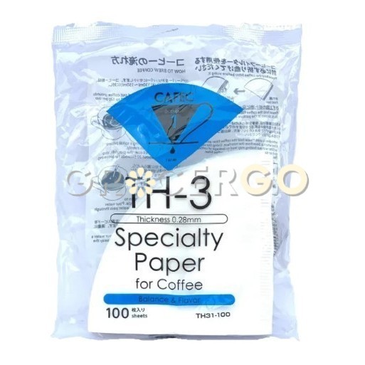 CAFEC TH-3 Specialty Cone-shaped Filter Paper 1 Cup (100 sheets ...