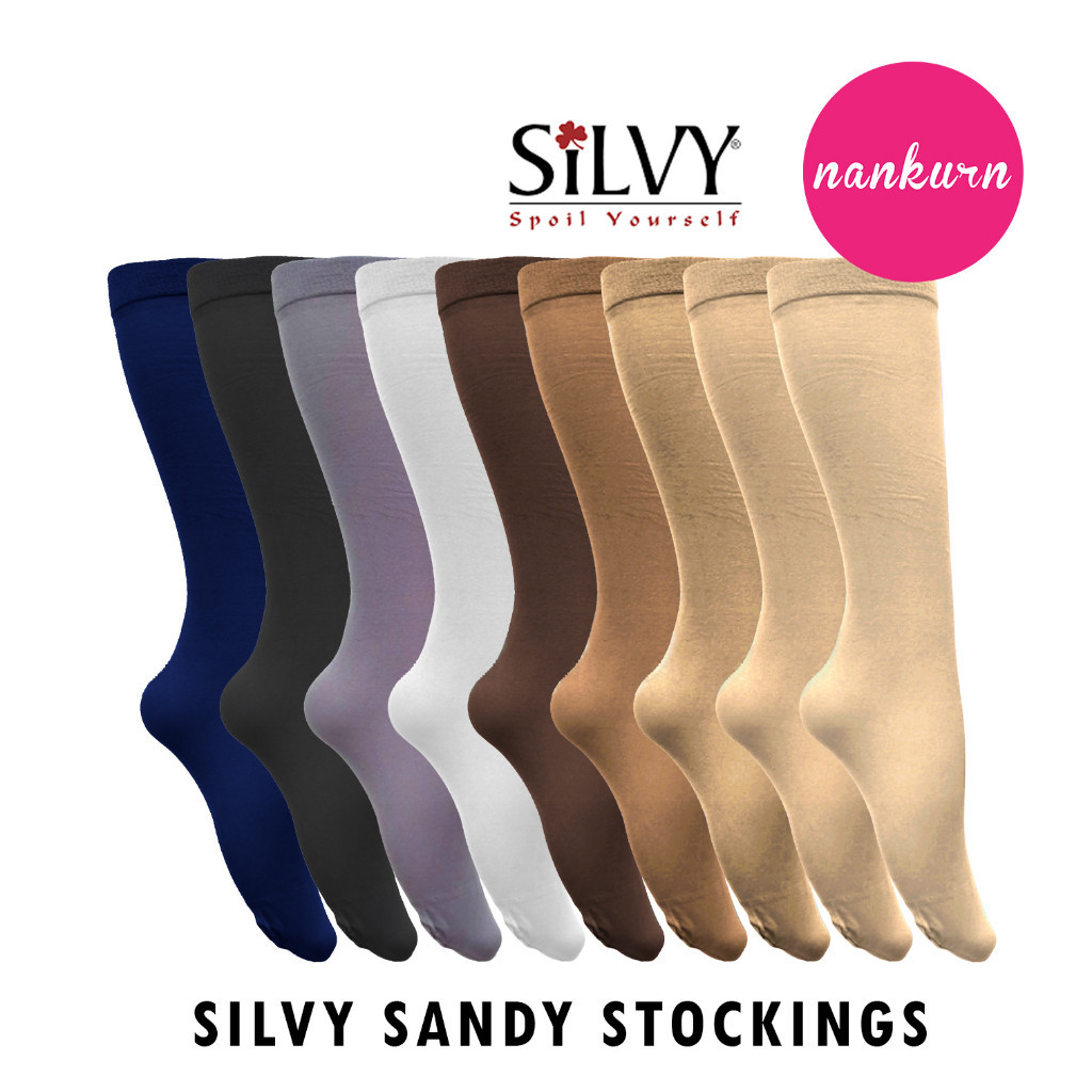 Silvy Sandy Muslimah Calve Length Spandex Socks Stockings (Made in ...