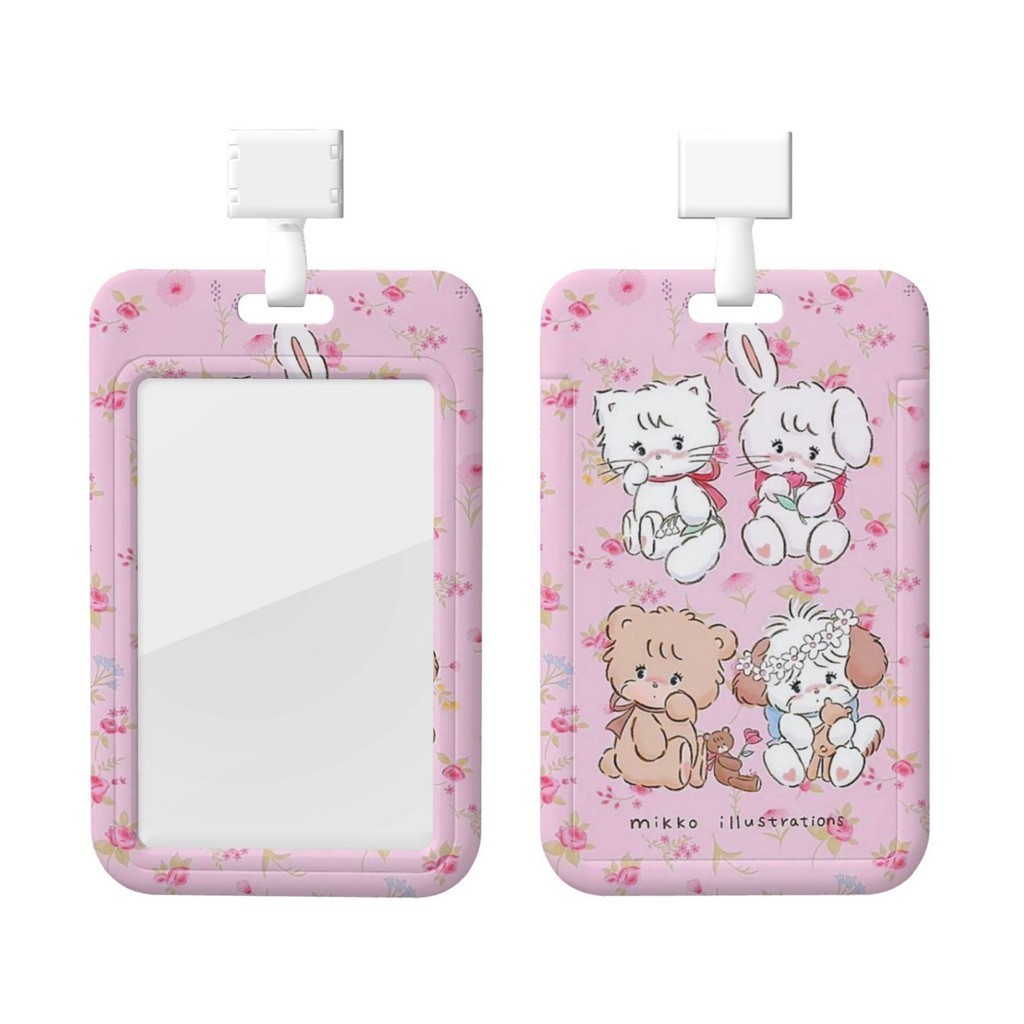 Mikko Illustrations ID Card Badge Holder Badge Lanyard Cartoon Anime ...
