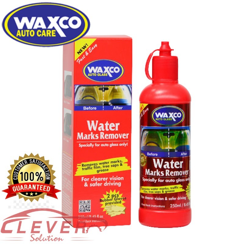 WAXCO Watermark Remover Window Glass Stain Cleaner 250ML | Shopee Singapore