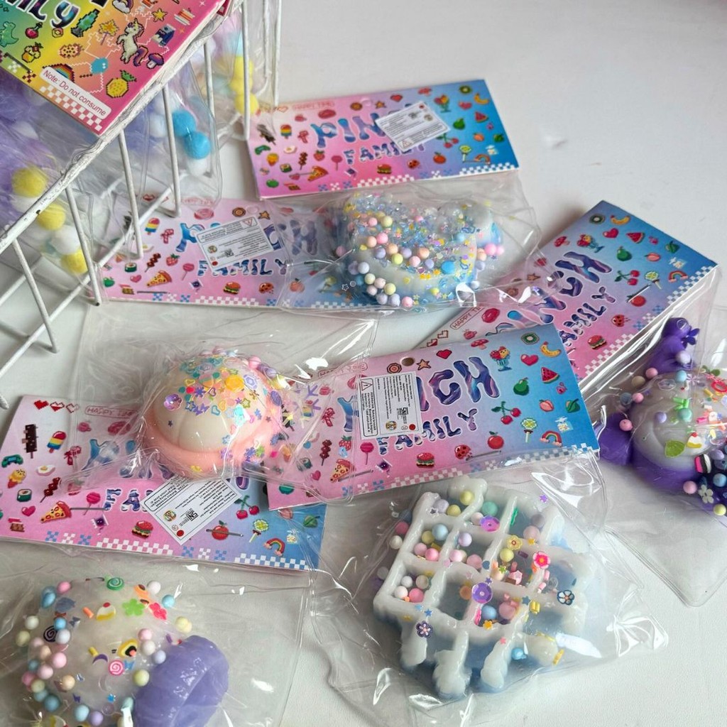 NEW PINCH FAMILY TABA SQUISHY fun texture jelly children's toy | Shopee ...