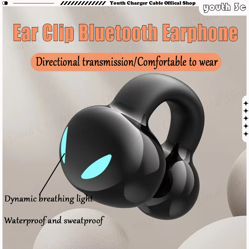 Ear Clip Bluetooth earphone Bone Conduction wireless headset High ...