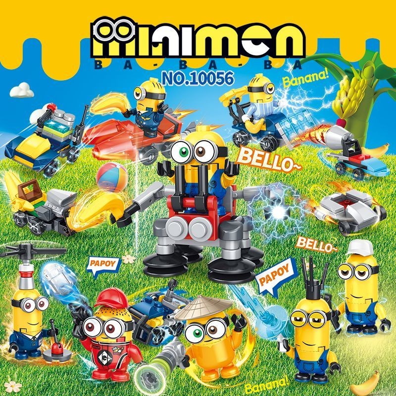 Despicable Me Minions Play 10056 Building Blocks Minions Car Full Set ...