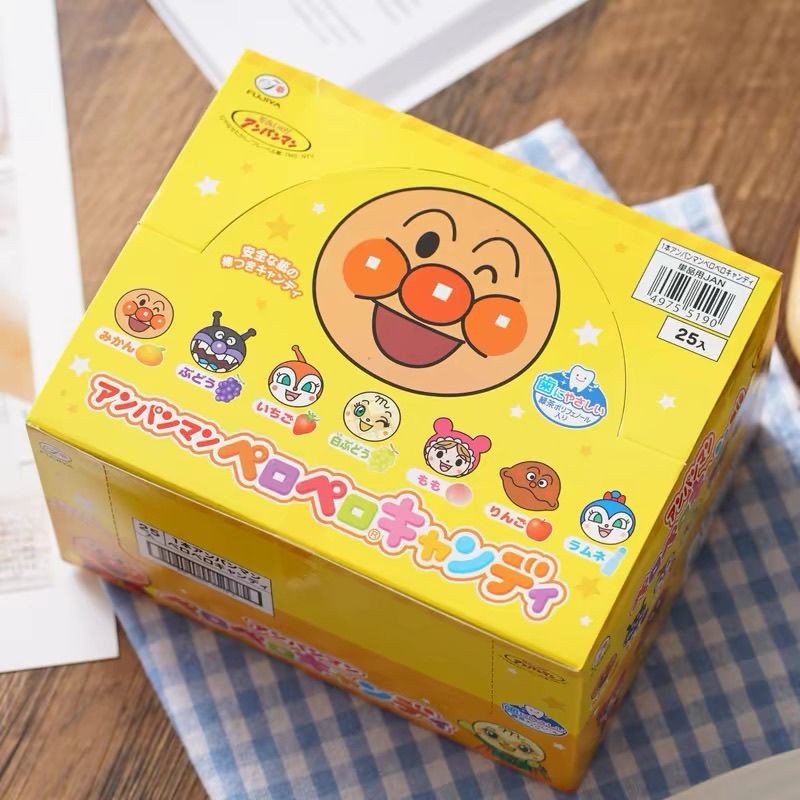 Japan Fujiya Anpanman Children Fruit Flavor Toothguard Lollipop Sharing ...