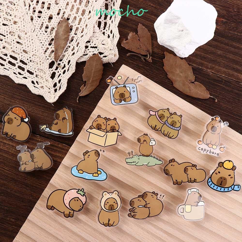 MOCHO Capybara Brooch, Breastpin Cute Acrylic Capybara Pin, Jewelry ...