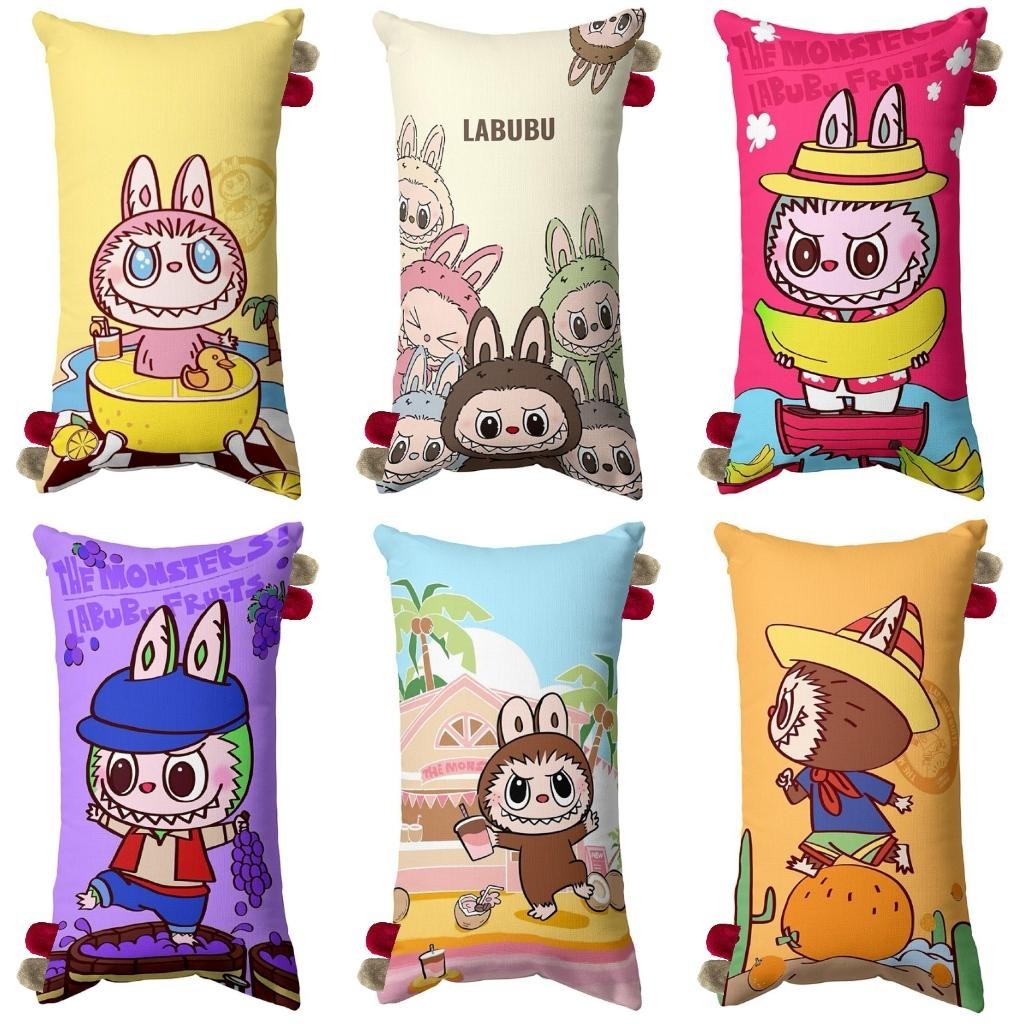 My Baby Print Baby Pillow with Labubu The Monster Motif 50x20 cm Viral ...