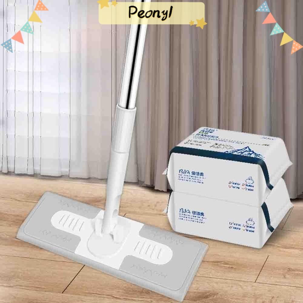PDONY Disposable Dust Mops, Without Hand Washing Disposable Replacement ...