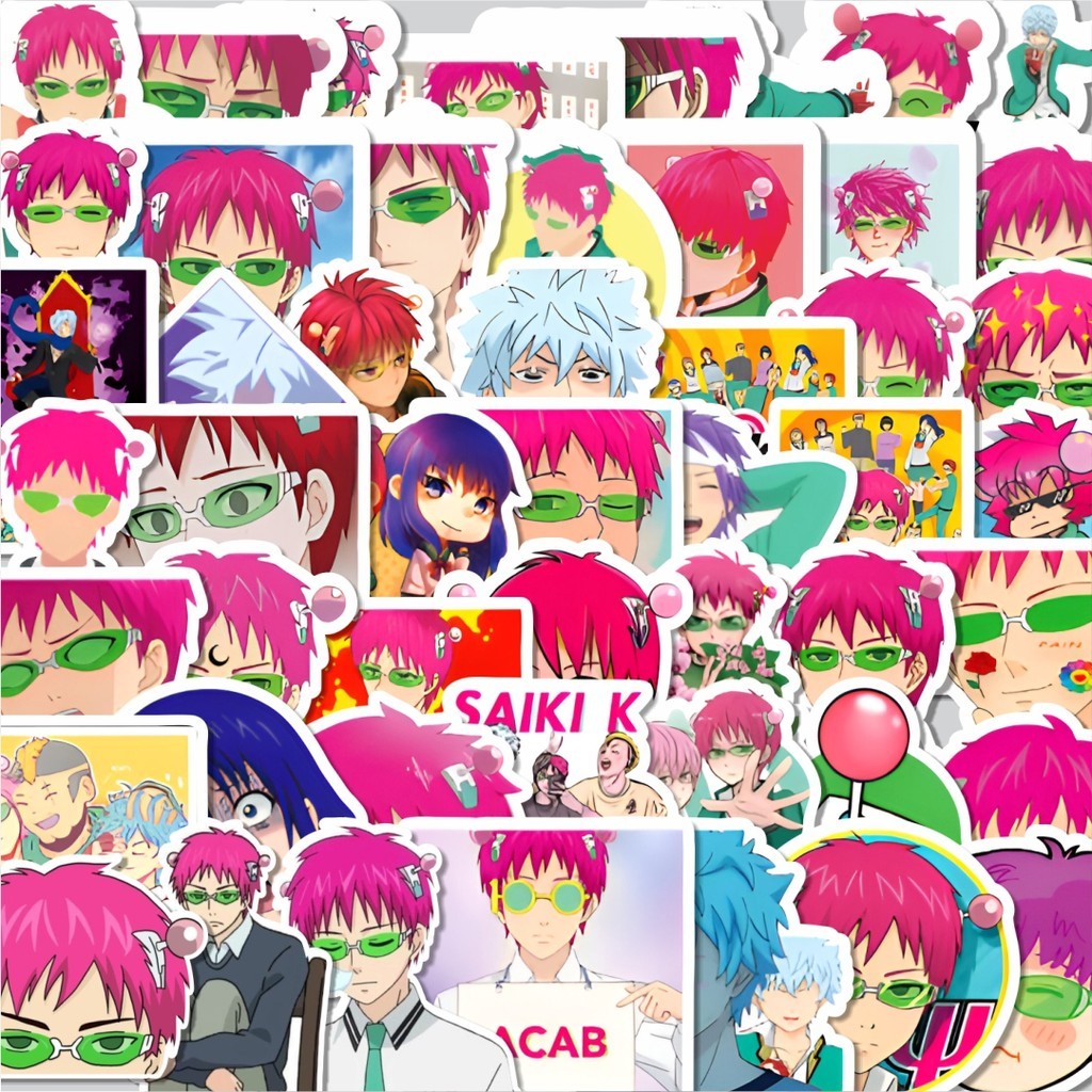 Cutting Pack Stickers Saiki Kusuo Stickers Contents 100Pcs Cute Cool ...