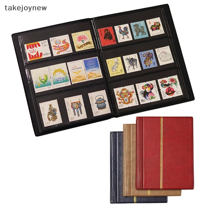 [takejoynew] 10 Pages 20 Sides Stamps Collection Album Empty Stamps Collecting Storage Book ...