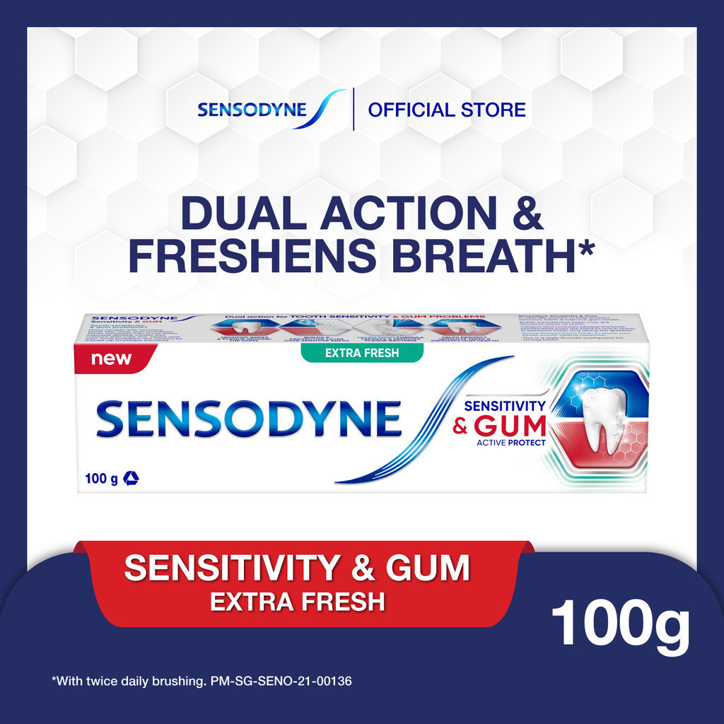 SENSODYNE Toothpaste Sensitivity & Gum, 2-in-1, Relieve Tooth ...