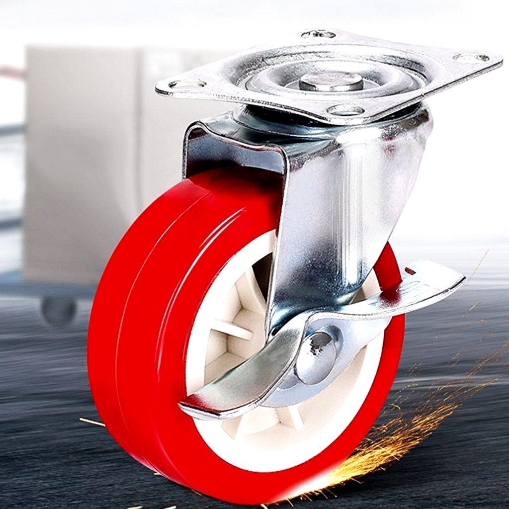 Heavy Duty Durable Universal Caster Wheel Platform Trolley Sliding ...