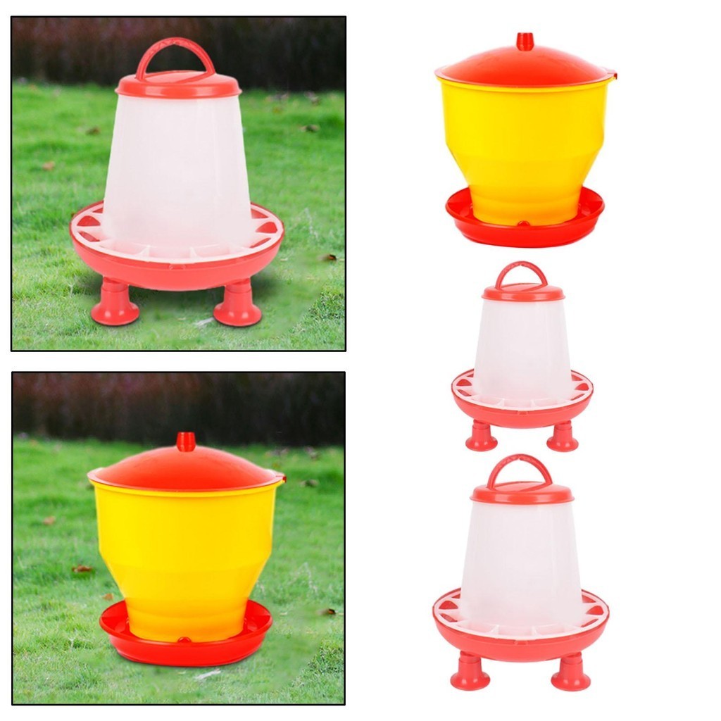 [baoblaze21] Chicken Feeder Backyard Detachable Chicken Water Feeding ...