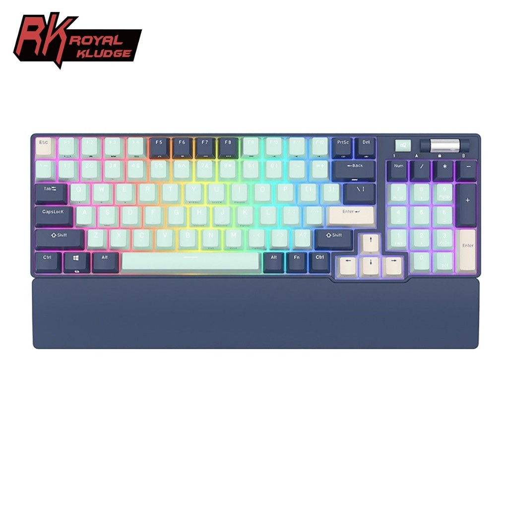 Royal Kludge RK96 Wireless Bluetooth Mechanical Three mode RGB Hotswap ...