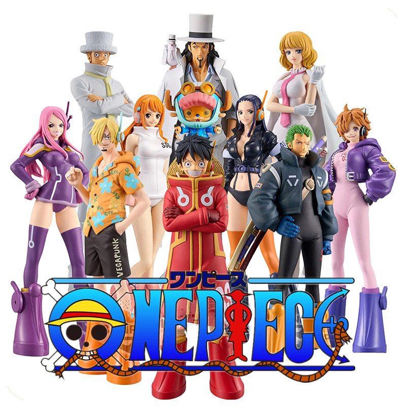 One Piece Roronoa Zoro Luffy Sanji Dxf Figure The Grandline Series ...