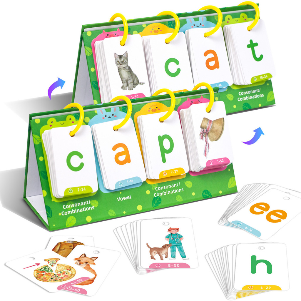 Preschool Learning Cards Alphabet Learning Cards 129pcs Visual Words