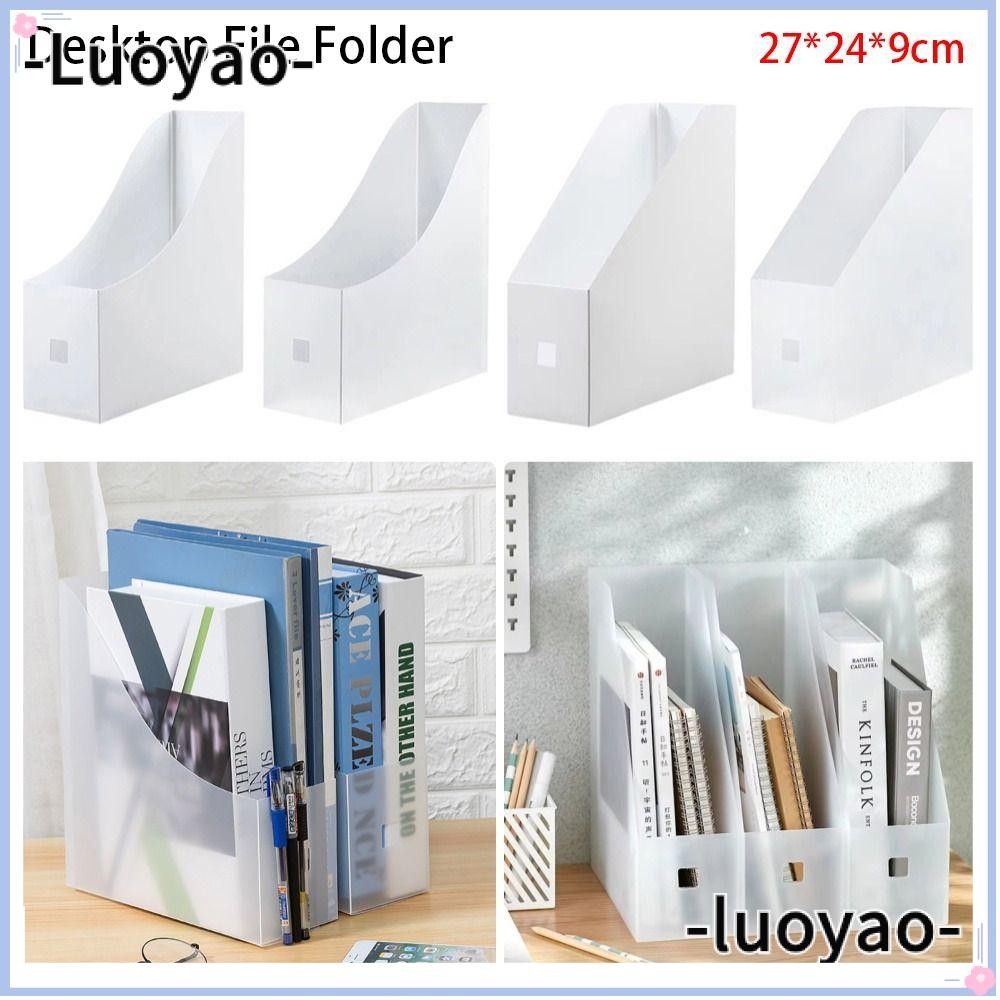 LUOYAO 1Pcs File Storage Rack, Document Paper Desk Desktop File Folder ...