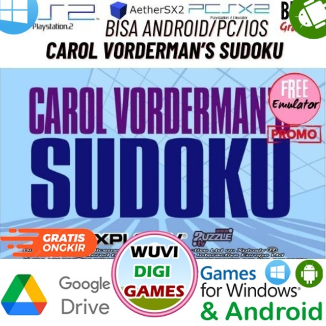 Selling Carol Vorderman's Sudoku PS 2 Games | Can be used on PC ...