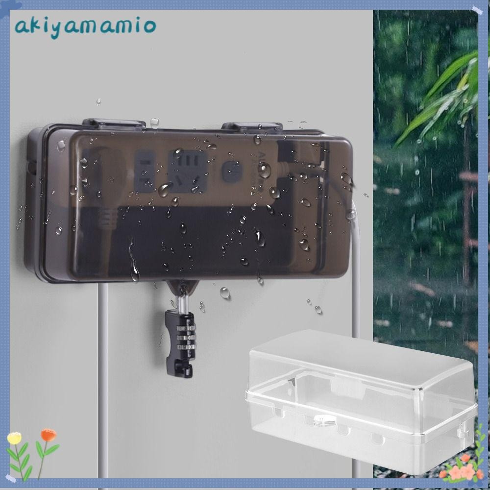 AKIYAMAMIO Plug Box, Waterproof Weatherproof Extension Lead Cover ...
