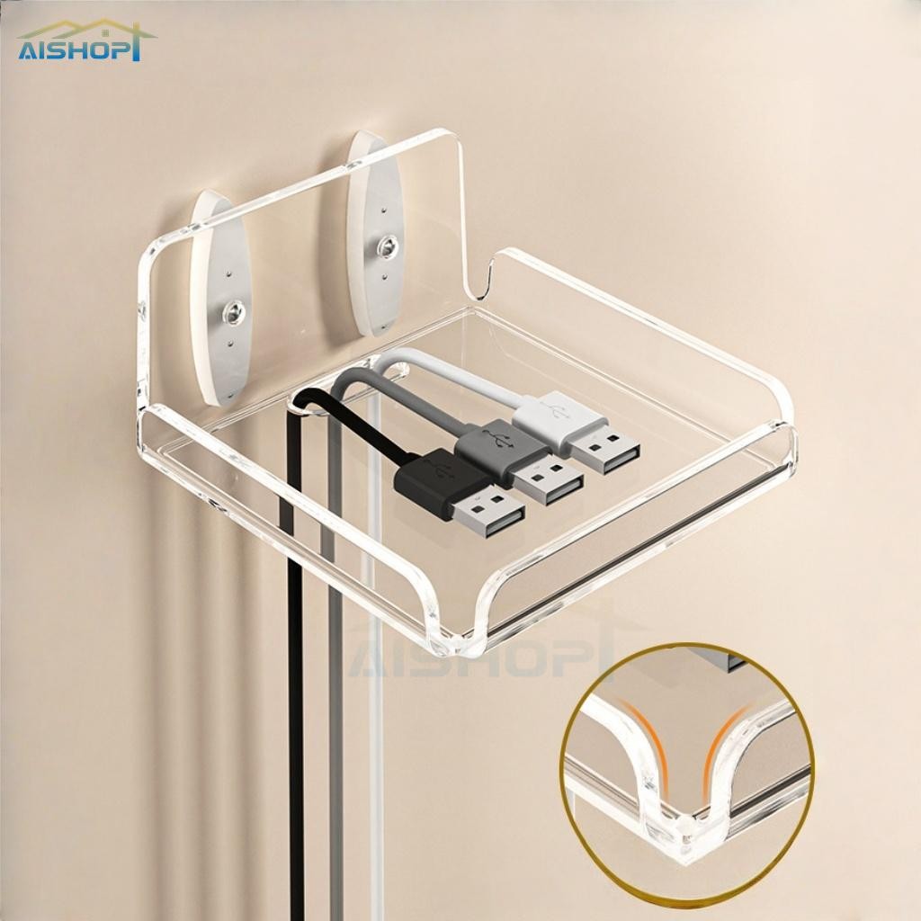 [SG Seller]Acrylic Mount Display Shelves Clear Holder Floating Storage ...