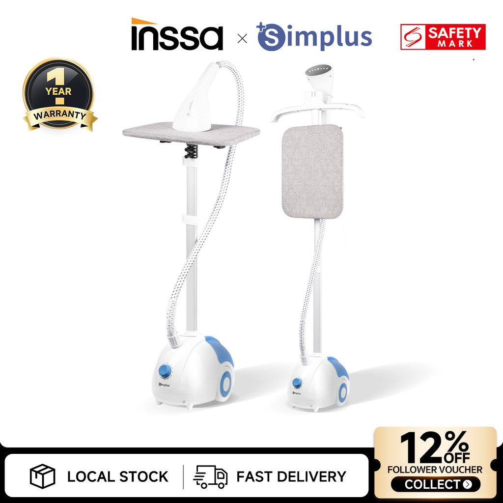 Inssa 2 in 1 Garment Steamer丨2000W丨Ironing Board丨Rotatable GTJH014 ...