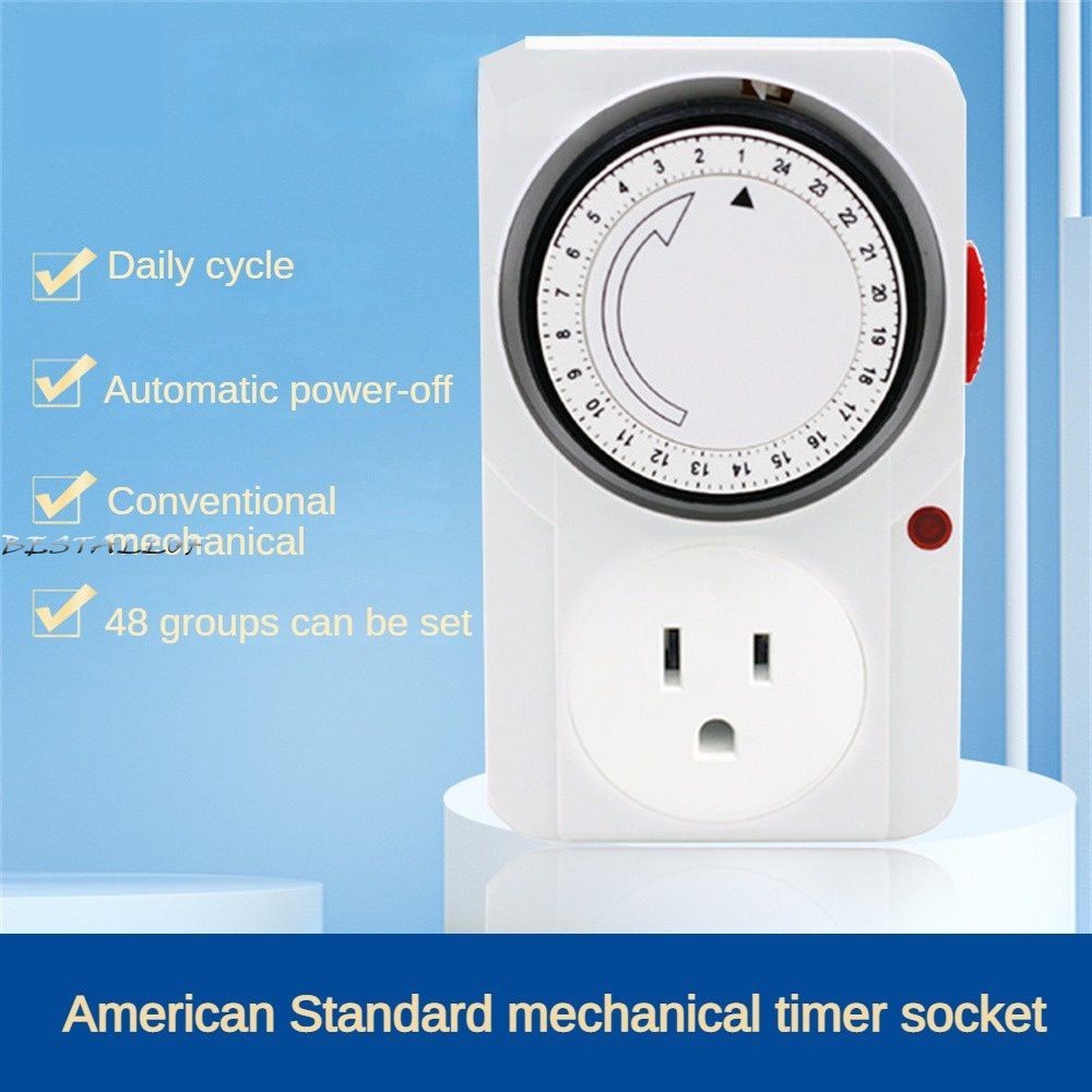 Time Control Switch Reliable Loop Timing Controller Programmable Timer Switch 24-hour Cycle ...