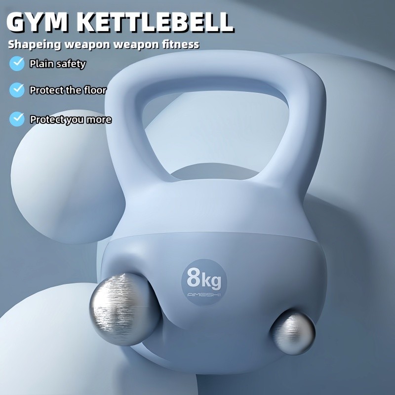 【SG Stock】Soft Kettlebell 8 KG High Security Soft Shell PVC Kettlebell ...