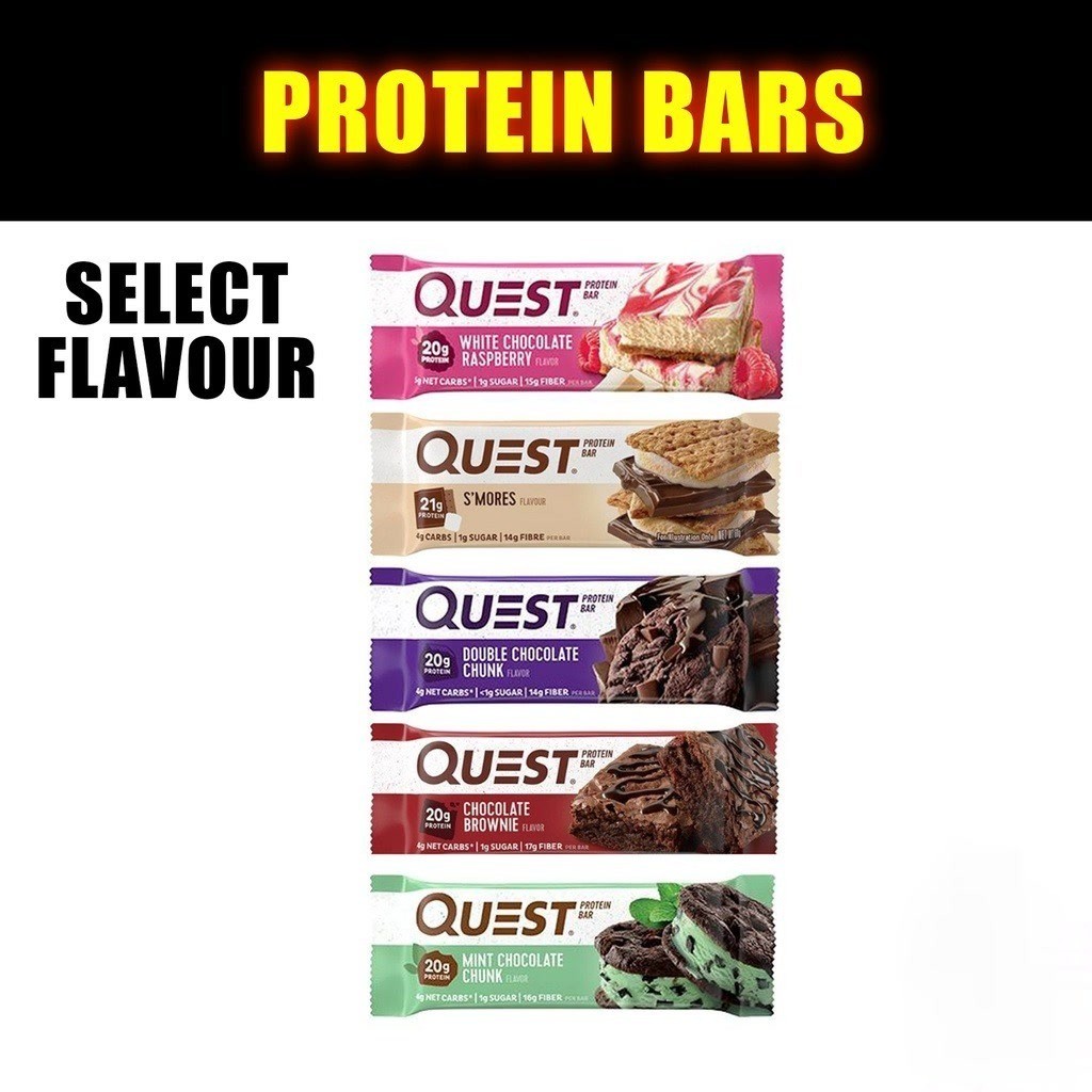 Quest Nutrition Protein Bar 1 Bar High Protein Low Sugar (Select ...