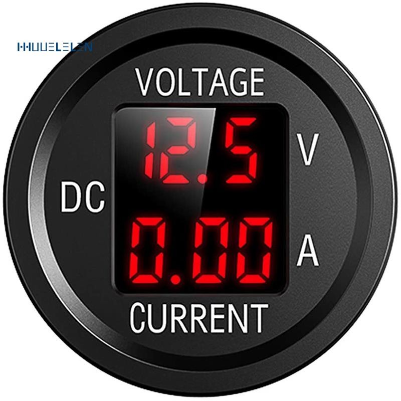 LED Digital Voltmeter Display 12V/24V for Cars Motorcycles Lorries ...