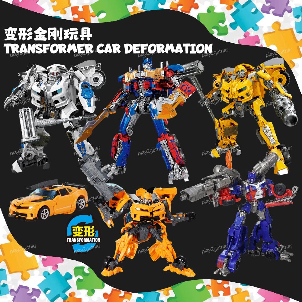 Optimus Prime Action Figure Car Transformers Bumblebee Grimlock Slag ...