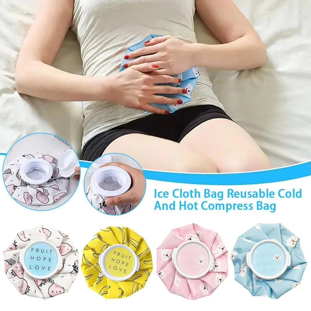 2 in 1 Reusable Water Filling Cloth Ice Pack Hot Cold Physiotherapy ...