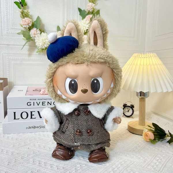 labubu clothes Labubu 38cm baby clothes vinyl plush doll clothes cute ...