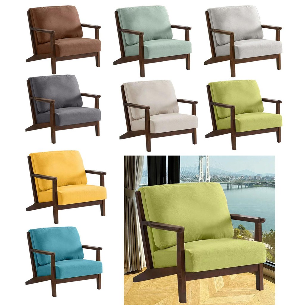 [Lovoski3] Accent Chair Arm Chair Reading Chair Padded Single Seater ...
