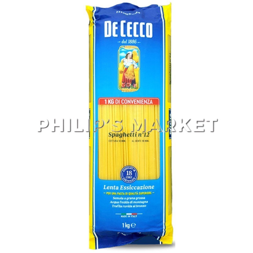 De Cecco Spaghetti Italian Pasta N12 (1kg) | Shopee Singapore