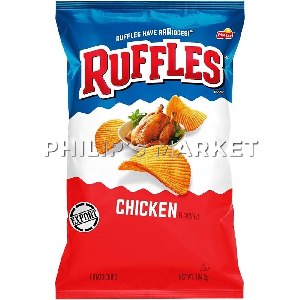 Ruffles Chicken Flavored Potato Chips 184g | Shopee Singapore