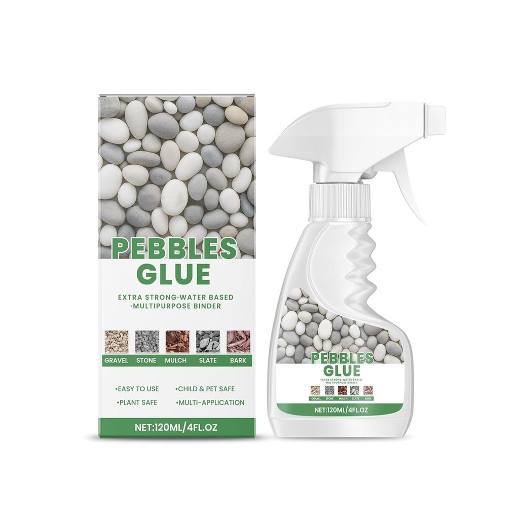 Pebble Glue, Water-Based Stone & Pebble Binder, Gravel Glue, Gravel ...