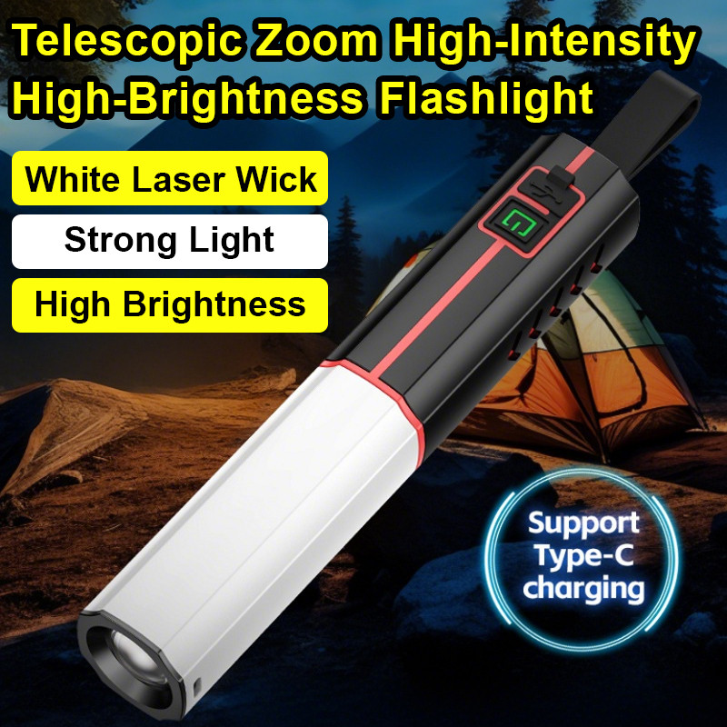 🚀Best Price🚀Strong longlasting fastcharging outdoor camping flashlight ...