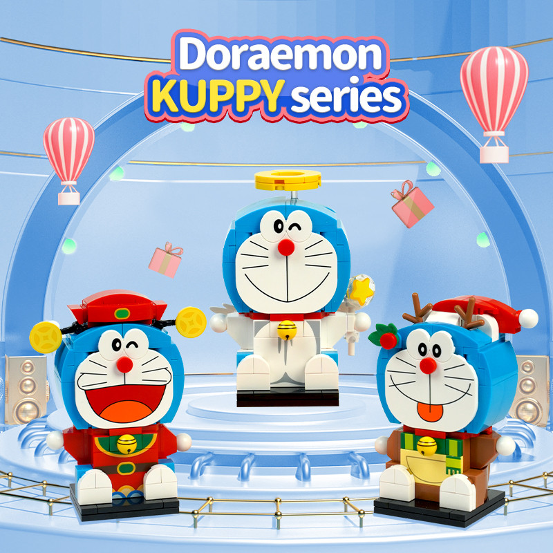 Doraemon Anime Doraemon Doll Model Children's Educational Building ...