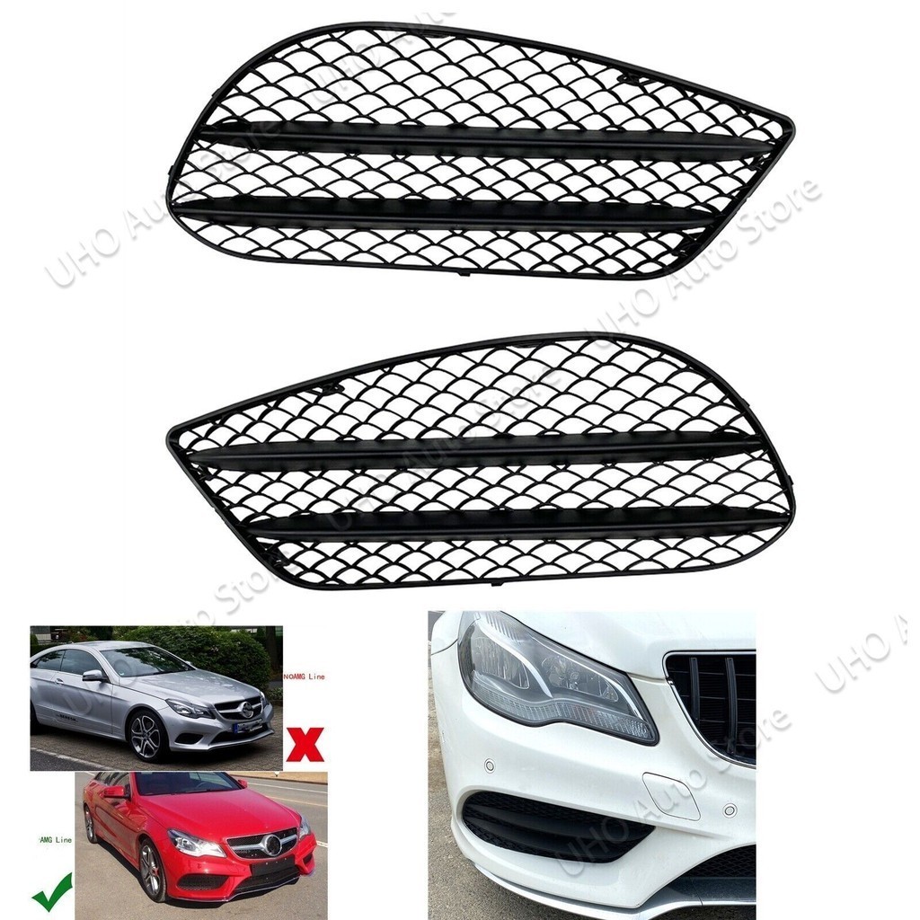 Fog Light Cover Grille Front Bumper Grill Grid Sticker Body Kit For ...