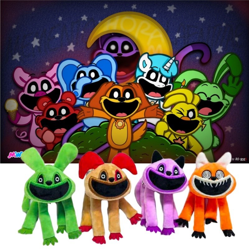 Scary Mutant Big Mouth Smiling Critters Keychain Plush Toys ...