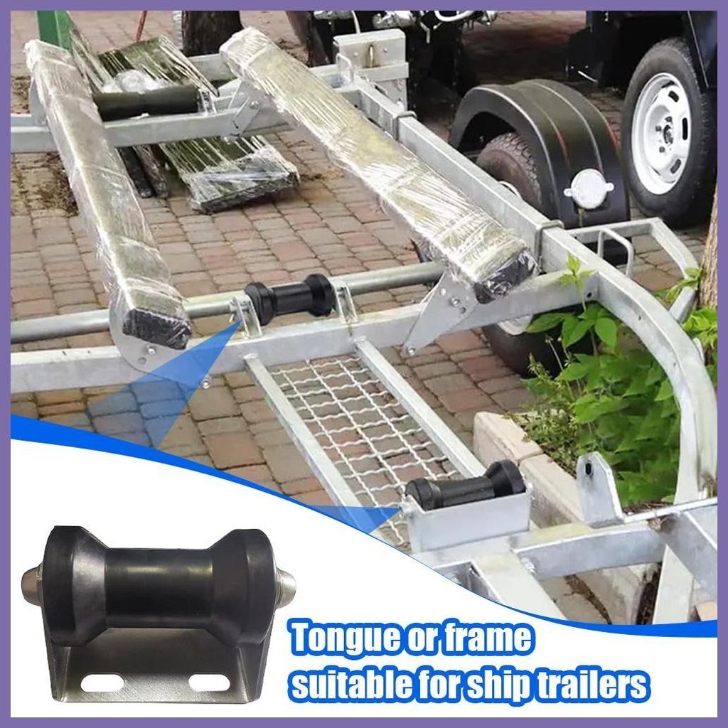 Stationary Keel Roller Galvanized Steel Boat Trailer Rollers with Brackets Keel Roller Assembly ...