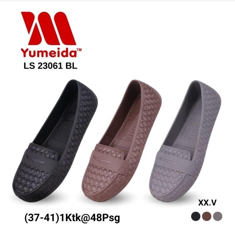 Yumeida RUBBER WOMEN'S SHOES 23061 | Shopee Singapore
