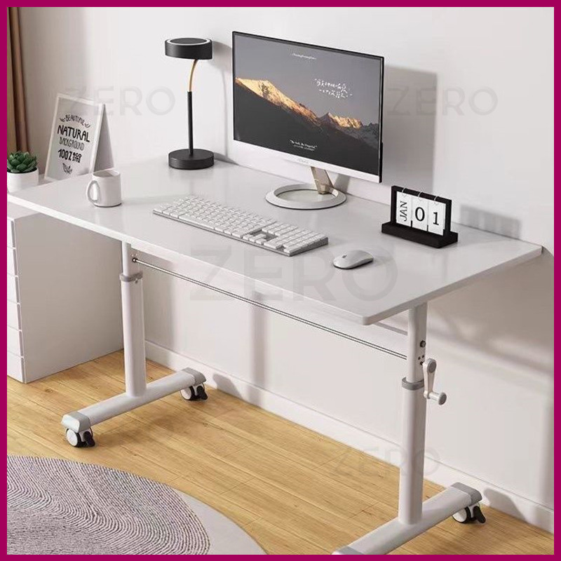 Computer Table New With Pulley Height Adjustable Table Original Wood ...