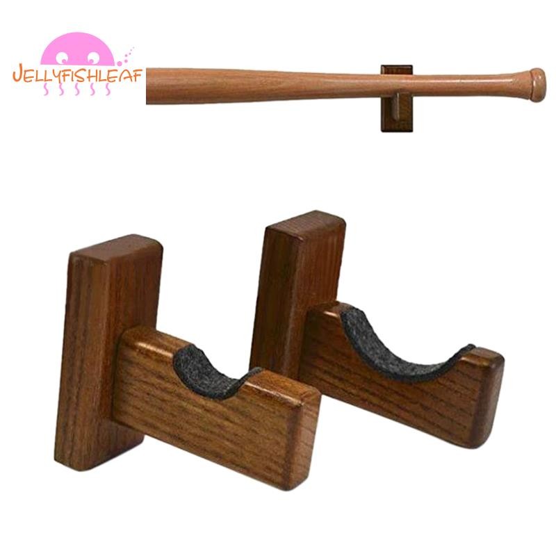 Baseball Bat Wall Mount Display Case Wood Baseball Bat Holder ...