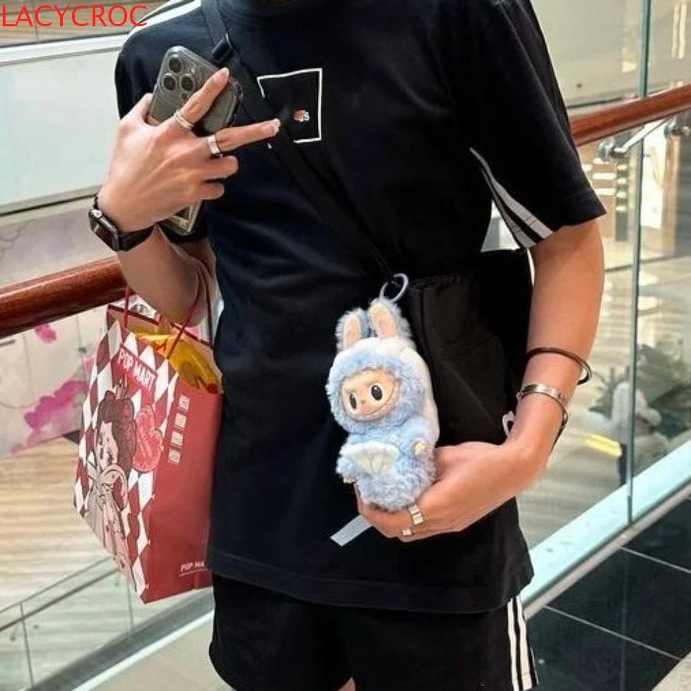 ACYCR Labubu Plush Pendant, Anti-lost Cartoon Merlion Mermaid Labubu ...