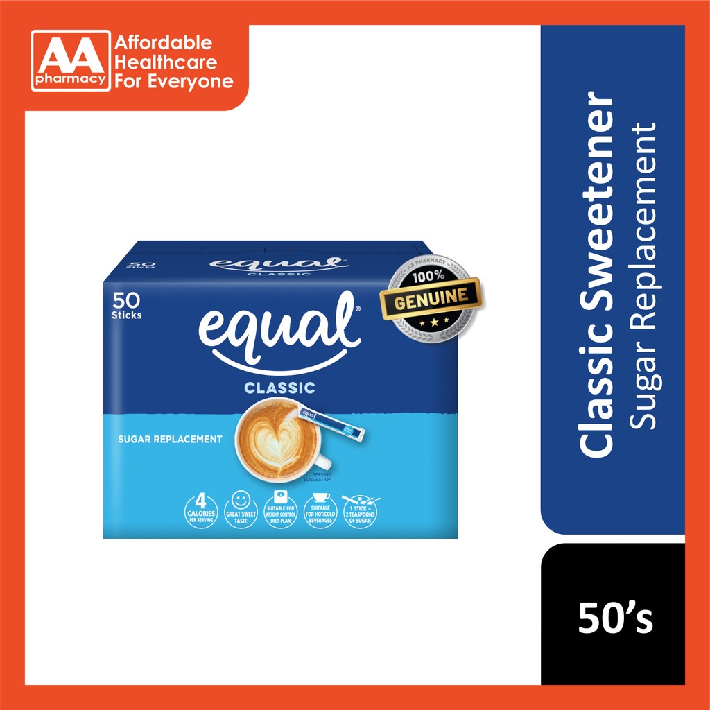 Equal Classic Sweetener Stick Sachet 50's | Shopee Singapore