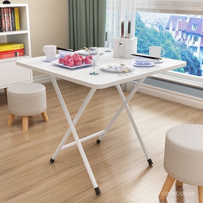 Folding Table Simple Small Square Table Household Folding Dining Table ...