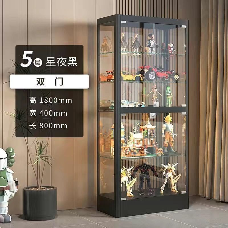 GT Display Cabinet Handmade Toy Display Rack With LED Light Transparent ...