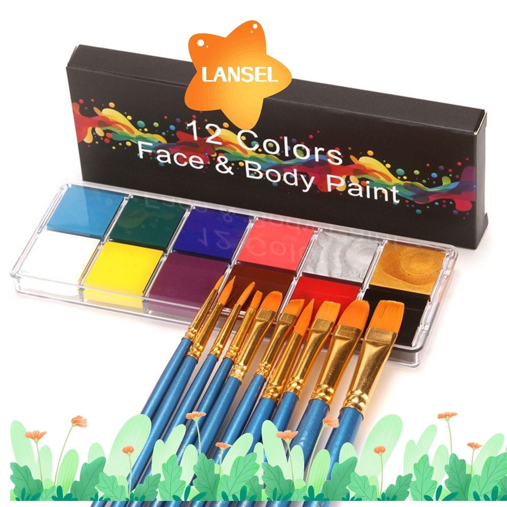 LANSEL 12 Color/set Body Paint Face Makeup Painting Pigment Face ...